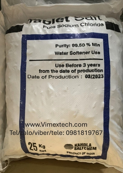 Natri clorua - NaCl - hạt - Ấn độ - CN - 25kg