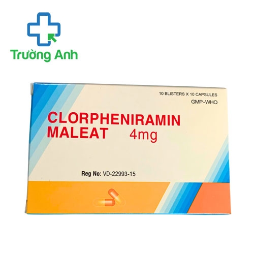 Clorpheniramin Maleat 4mg120Hx 10v x 10v - Quảng Bình