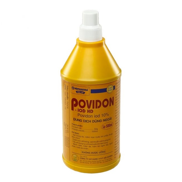 Povidon-Iod HD 10% 500ml - HD Pharma