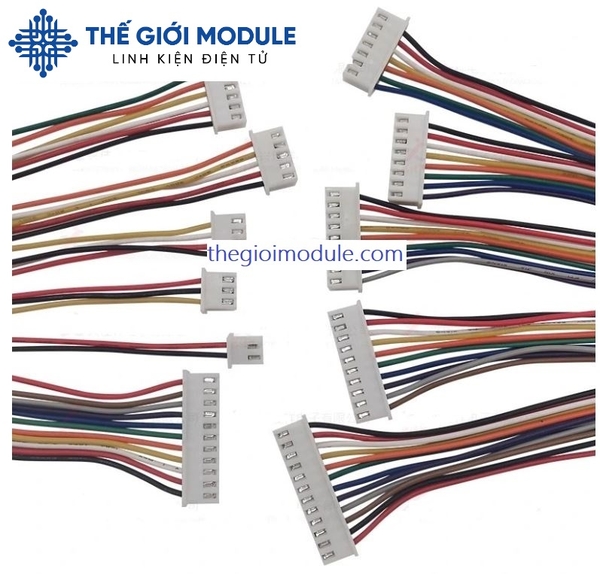 Cable XH2.54MM-2P/3P/4P/5P/6P/7P/8P/9P/10P/12P 30CM | Thế Giới Module