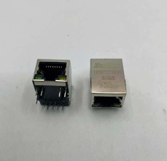 Cổng RJ45 Cái có led HR911105A Hanrun | Thế Giới Module