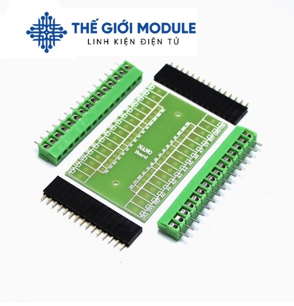 Đế ra chân arduino nano IO Shield V1 | Thế Giới Module