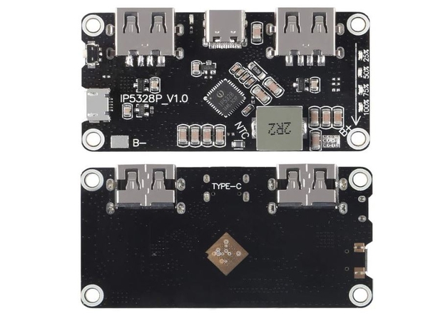 Mạch sạc pin dự phòng IP5328P (Sạc nhanh QC3.0 PD 18w) | Thế Giới Module