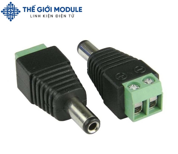 Jack DC 5.5X2.1 DC Male | Thế Giới Module