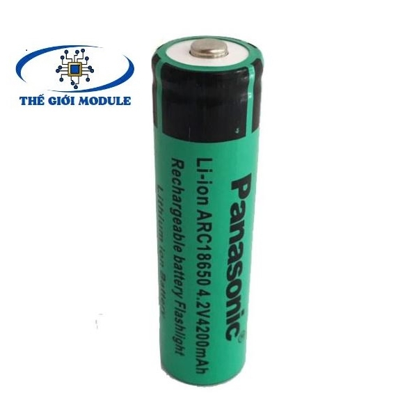 Pin Cell 18650 Panasonic 3.7V | Thế Giới Module