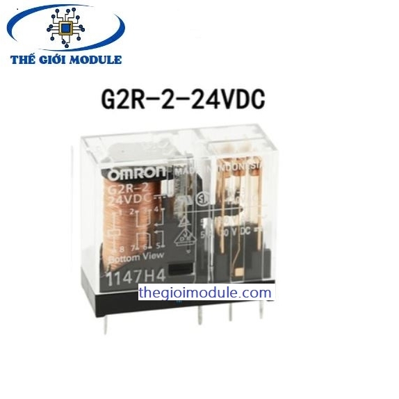 Relay OMRON G2R-2-24VDC | Thế Giới Module