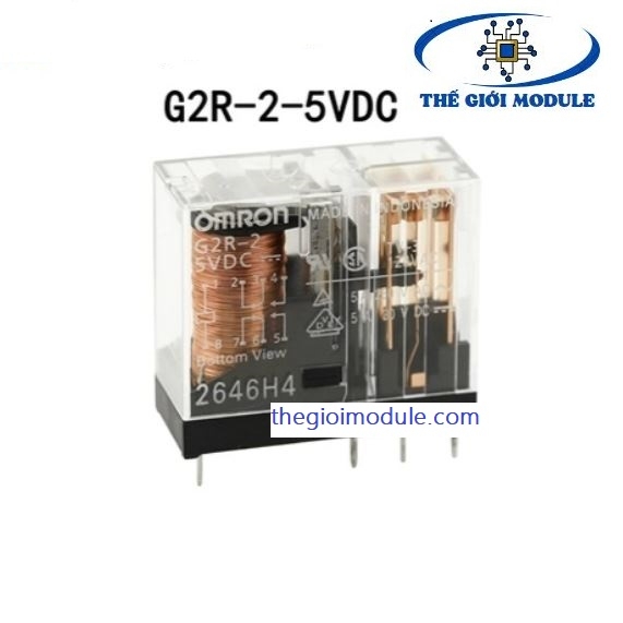 Relay OMRON G2R-2-5VDC | Thế Giới Module