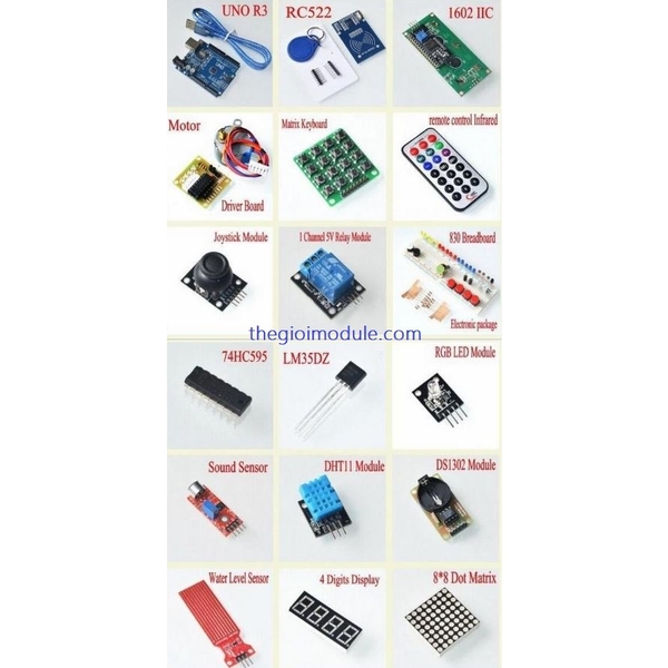 Combo Arduino Starter Kit V2 | Thế Giới Module
