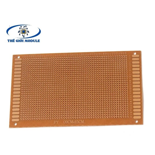 Board đồng đục lỗ PCB 9X15CM | Thế Giới Module