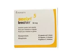 Seebri Breezhaler 50mcg 3x10 Novartis - Thuốc điều trị phổi tắc nghẽn ...