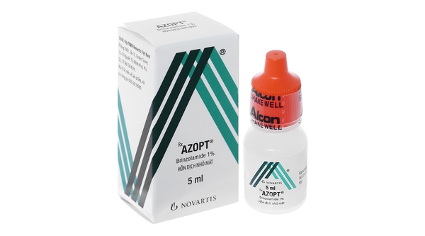 Thuốc nhỏ mắt Azopt Alcon điều trị tăng nhãn áp, glôcôm góc mở (5ml ...