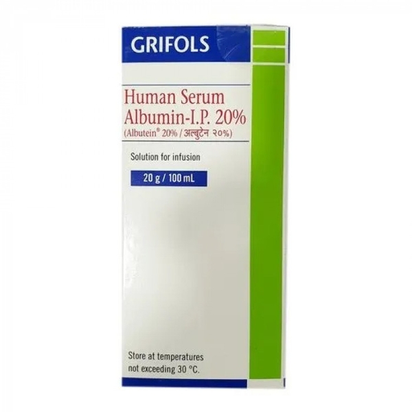 Albutein 20% 100ml - Thuốc điều trị sốc giảm thể tích hiệu quả Nhà ...