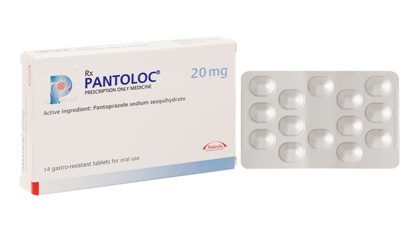 Pantoloc 20mg phòng và trị trào ngược dạ dày, thực quản (1 vỉ x 14 viên ...