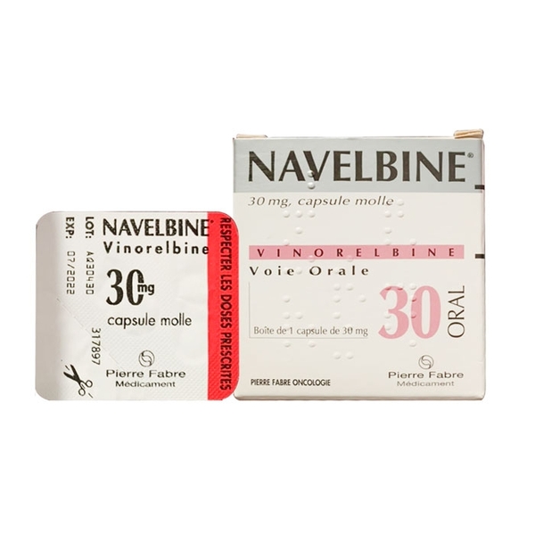 THUỐC UNG THƯ PIERRE FABRE NAVELBINE 30MG, HỘP 1 VIÊN Nhà thuốc Ngọc Trang