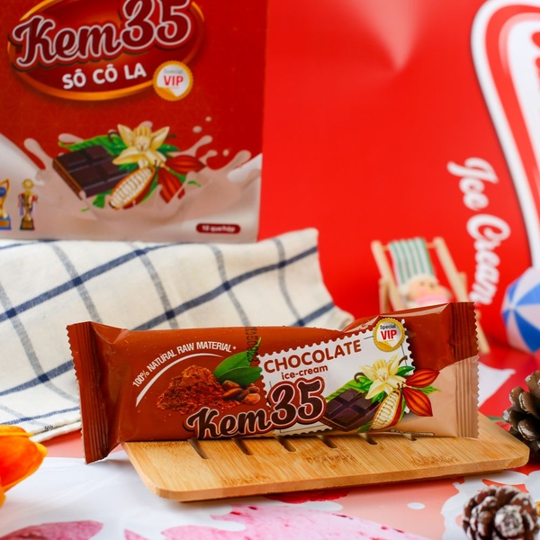 KEM TRÀNG TIỀN 35 CAO CẤP VỊ SOCOLA - T200