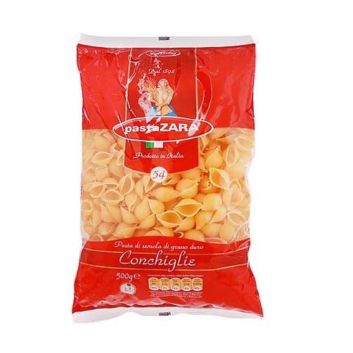 Mỳ Nui Ý Sò Số 54 Pasta Zara - 500g | minhbaomart.vn