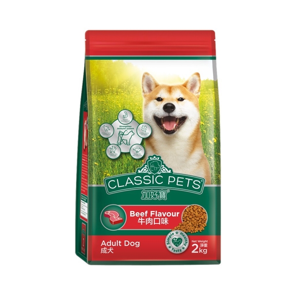 Thức Ăn Chó Classic Pets Vị Thịt Bò 2kg | minhbaomart.vn
