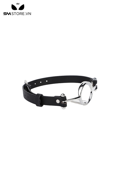 SMT225 - Đồ bịt miệng ring gag cố định lưỡi với khóa cài sau