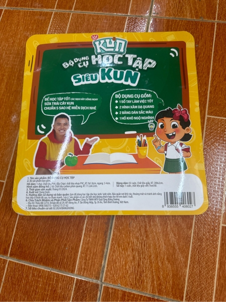 Bô dụng cụ học tập Kun QT HQ Foods & Drinks