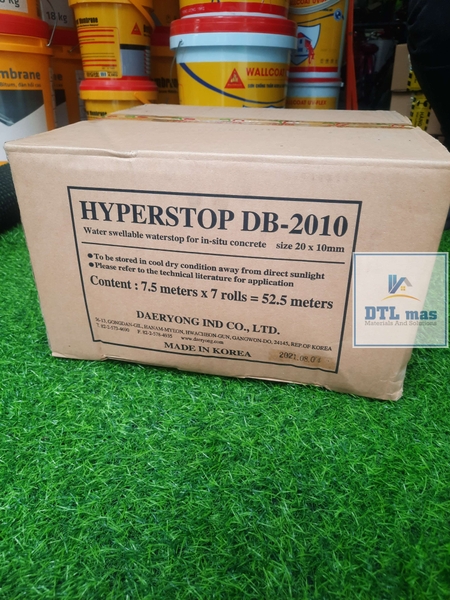 HyperStop DB 2010 Korea - Thanh Trương Nở Chống Thấm Mạch Ngừng, Cổ Ống ...