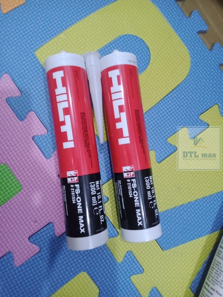 HILTI FS-ONE MAX - Tuýp 300ml - Keo Silicone ngăn cháy lan. Trương nở ...