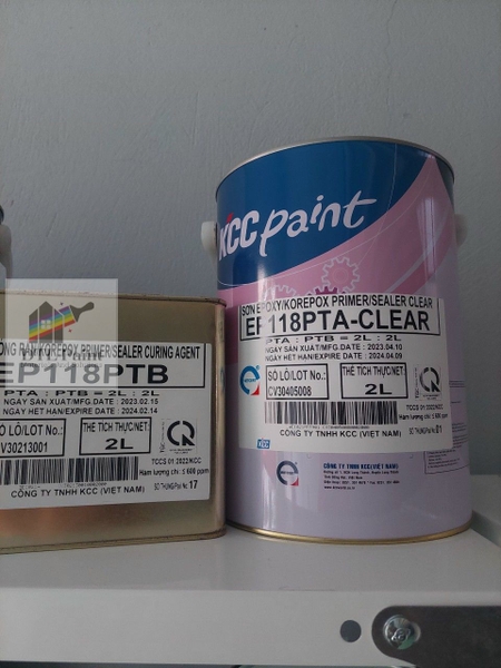 KCC EP118 [Bộ 4L] - Sơn Lót Epoxy Cho Bê Tông | Dtlgroup.vn