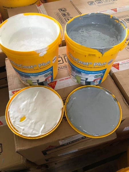 SikaCoat Plus 20kg - Sơn chống thấm nội ngoại thất đàn hồi gốc Acrylic ...