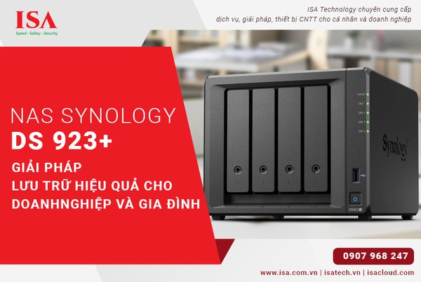 Nas Synology DS923+ Giải pháp Lưu trữ Hiệu Quả