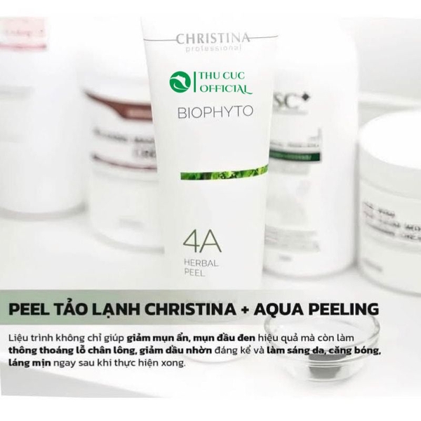 [Xách tay] Peel tảo lạnh Christina BioPhyto 4A Herbal Peel - Sạch sâu