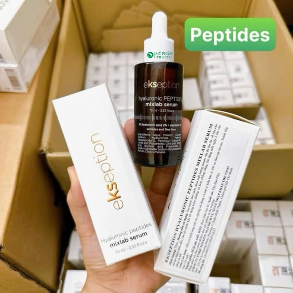 Serum Ekseption Hyaluronic Peptides mixlab serum 75ml- Mờ nếp nhăn
