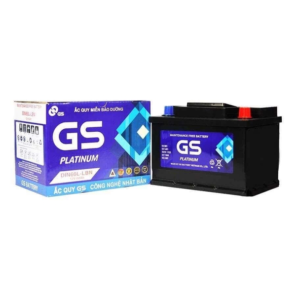 Ắc quy GS DIN60 12V 60AH