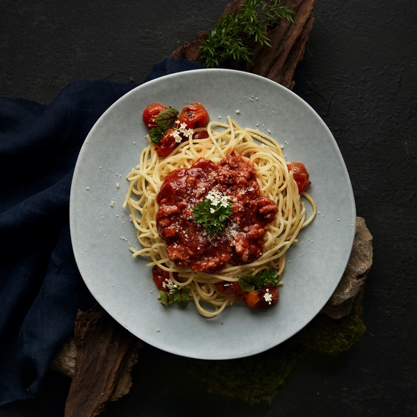 Spaghetti bò bằm