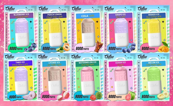 Review Pod 1 Lần Chillax Go 8000 Hơi (50mg)