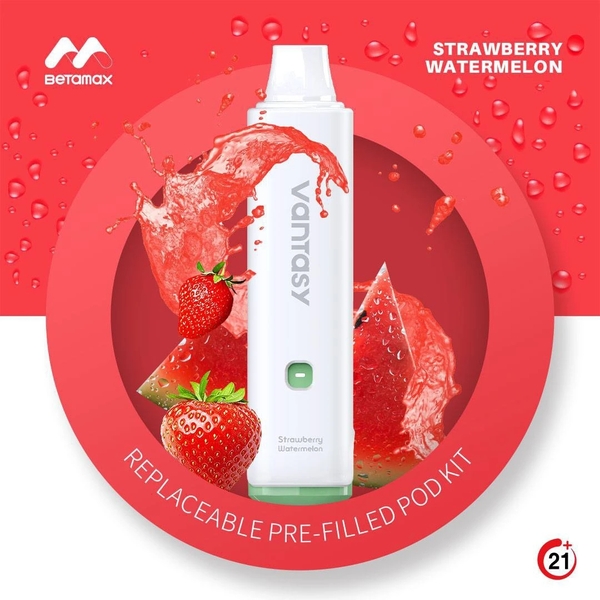 Betamax Vantasy Pod Hương Vị Dâu - Dưa Hấu (12ml / 50mg) - Hà Nội