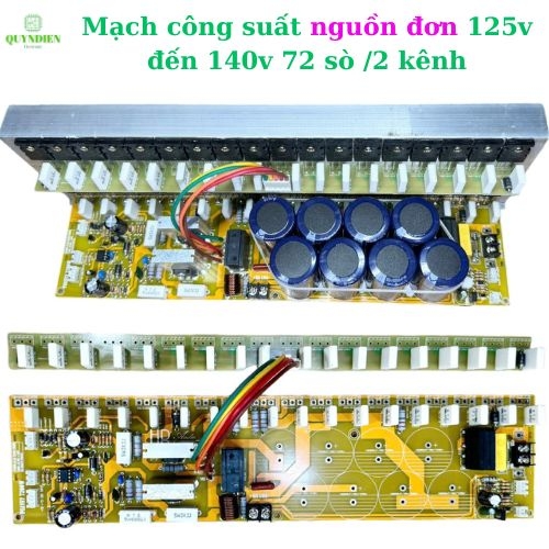 Mạch Công Suất Nguồn Đơn 36/72 Sò Lựa Chọn Tối Ưu Cho Âm Thanh KARAOKE