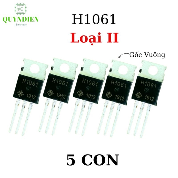 Transistor H1061 TO-220 NPN 4A 80V Loại II Gốc Vuông