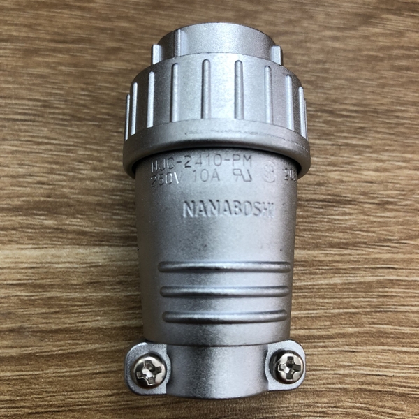 Đầu nối dây cáp 10 Pin Male Connector NJC Series NANABOSHI NJC-2410-PM 250V 10A kim loại