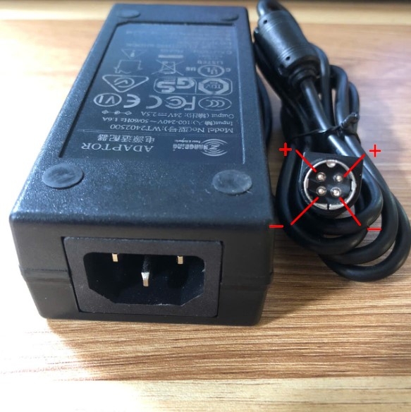 Chuyển nguồn Adapter WT2402500 24V 2.5A thay thế Adapter GVE GM60 ...