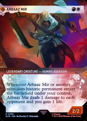 Magic the Gathering - Universes Beyond: Assassin's Creed - Arbaaz Mir ...