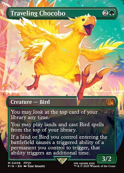 Magic: The Gathering - Final Fantasy - Traveling Chocobo (406)