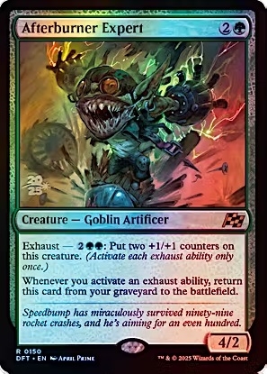 Magic the Gathering - Aetherdrift - Afterburner Expert FOIL Prerelease