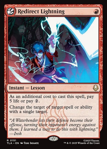 Magic: The Gathering - Avatar: The Last Airbender - Redirect Lightning ...