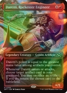 Magic the Gathering - Aetherdrift - Daretti, Rocketeer Engineer ...