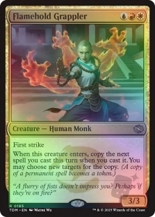 Magic the Gathering - Tarkir: Dragonstorm - Flamehold Grappler FOIL