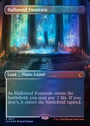 Magic the Gathering - Ravnica: Cluedo Edition - Hallowed Fountain - FOIL