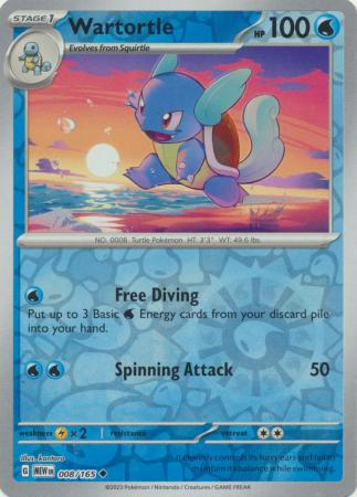 Pokemon TCG - Scarlet & Violet: 151 - Wartortle - Reverse Holo