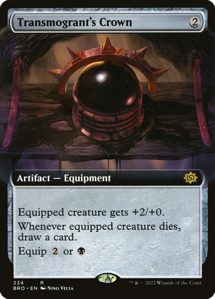 Magic the Gathering - The Brothers' War - Transmogrant's Crown ...
