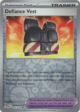 Pokemon TCG - Scarlet & Violet: Paradox Rift - Defiance Vest - 162/182 ...