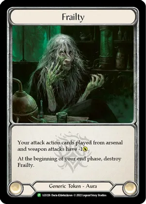 Flesh and blood TCG - Flesh and Blood - Bloodrot Pox // Frailty