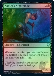 Magic the Gathering - Commander Legends - Nadier's Nightblade FOIL